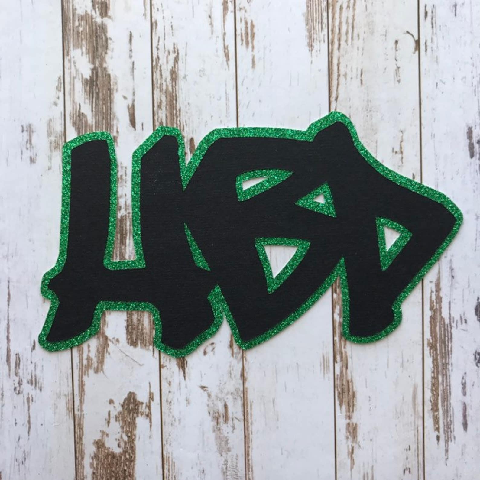 Graffiti Art/90's Inspired HBD Happy Birthday Die Cut/party Decoration ...