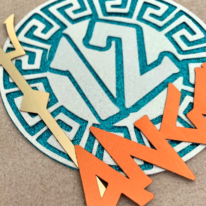 PERSONALIZED Percy Jackson Demigod Inspired Name and Number With ...