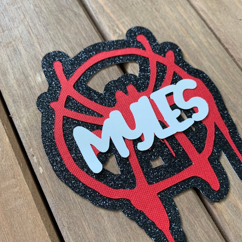 PERSONALIZED Spiderman Spiderverse Graffiti Spiderweb With | Etsy