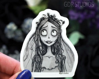 Corpse Bride Emily Stickers - Etsy
