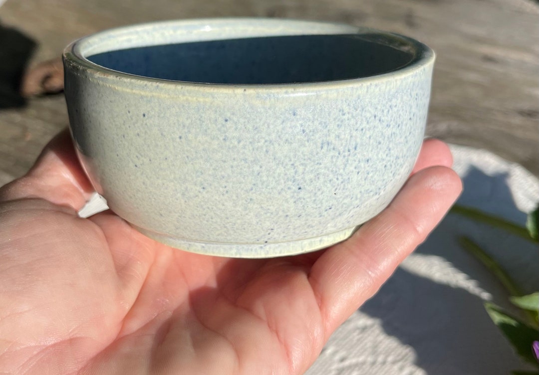 Light Blue Pottery Bowl - Etsy