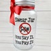 Swear Jar, You Say It You Pay It, Cuss Jar Coin Bank - Etsy