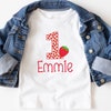 Strawberry Birthday Shirt / Personalized Berry Fifth Birthday Tee ...