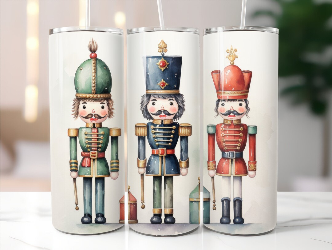 Nutcracker Trio Tumbler: Christmas Holiday 20 Oz Insulated Cup - Etsy