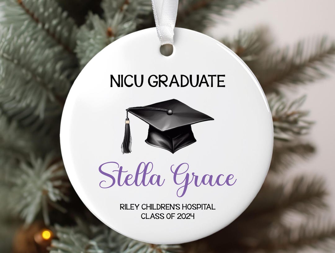 Personalized NICU Graduation Ornament, Custom NICU Baby Keepsake - Etsy