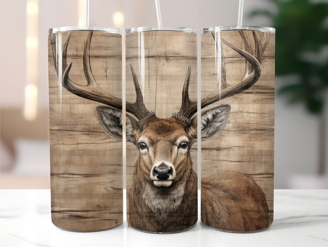 White Tailed Deer Tumbler: Custom Hunter Cup, 20 Oz Insulated - Etsy