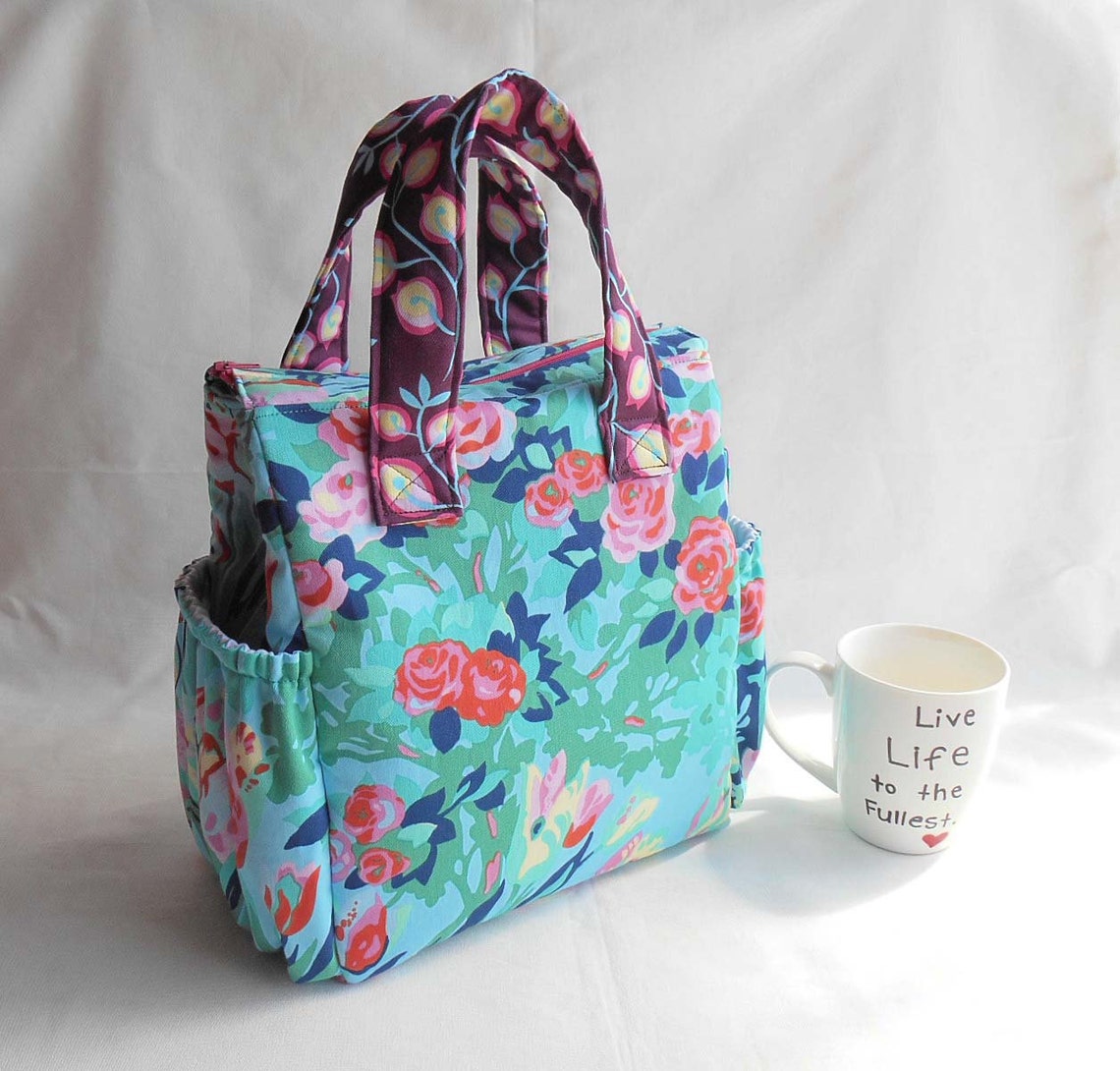 Sewing Pattern Insulated Lunch Bag PDF, Tote Bag Sewing Pattern, PDF ...