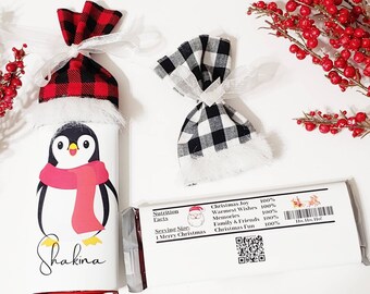 Penguin Candy Bar Wrapper | Etsy