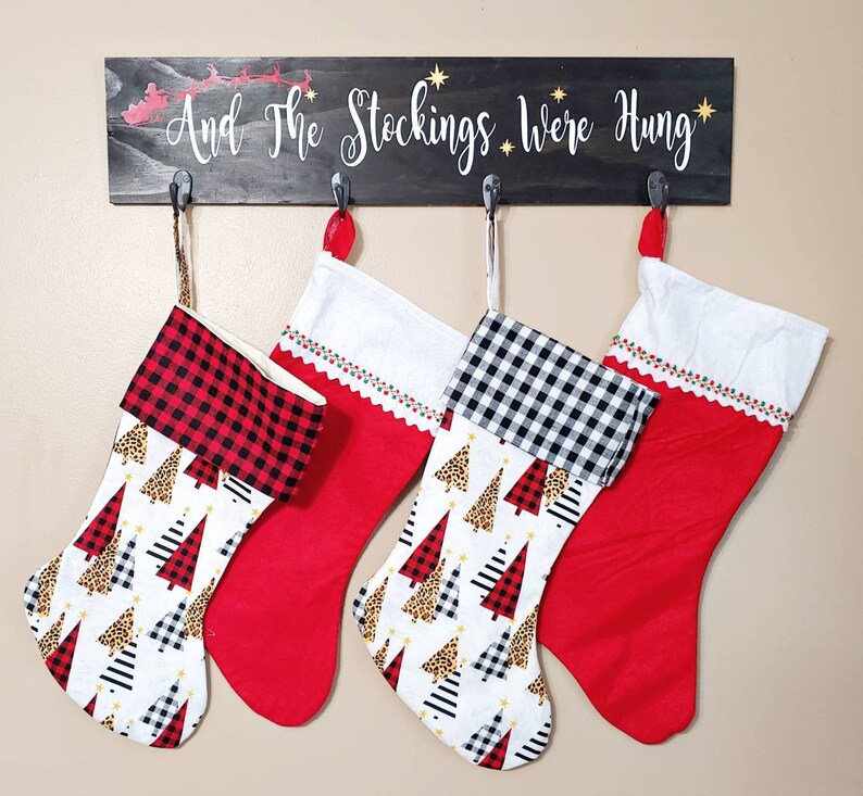 And the Stockings Were Hung Christmas Stocking Holder - Etsy