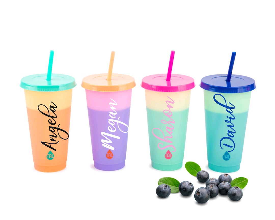 Personalized Color Changing Cups | Cups With Names | Custom Design Cups ...