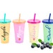 Personalized Color Changing Cups Cups With Names Custom Design Cups ...