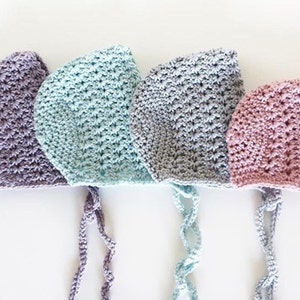 Crochet Star Bonnet - Etsy