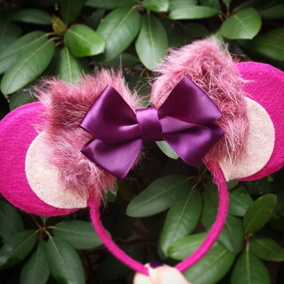 Lotso Hugs Bear Toy Story Inspired Minnie Mouse Ears Headband Purple - Etsy