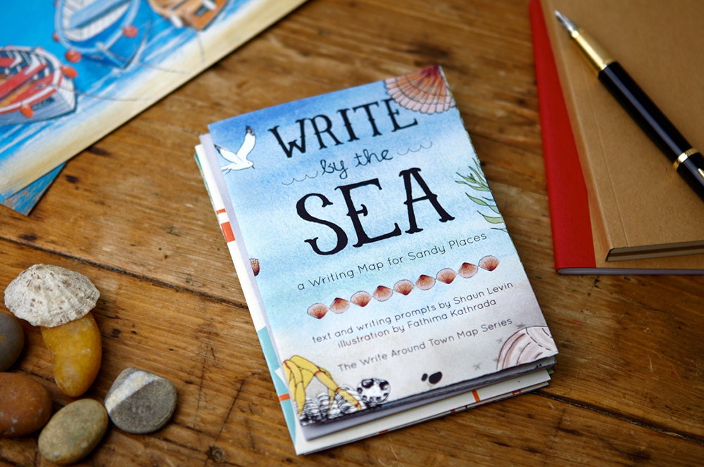 Write by the Sea: A Writing Map for Sandy Places - Etsy