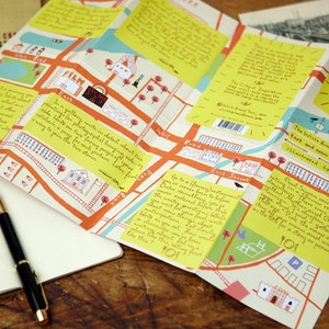 The City of Inspiration: Map for Writers [digital Version] - Etsy