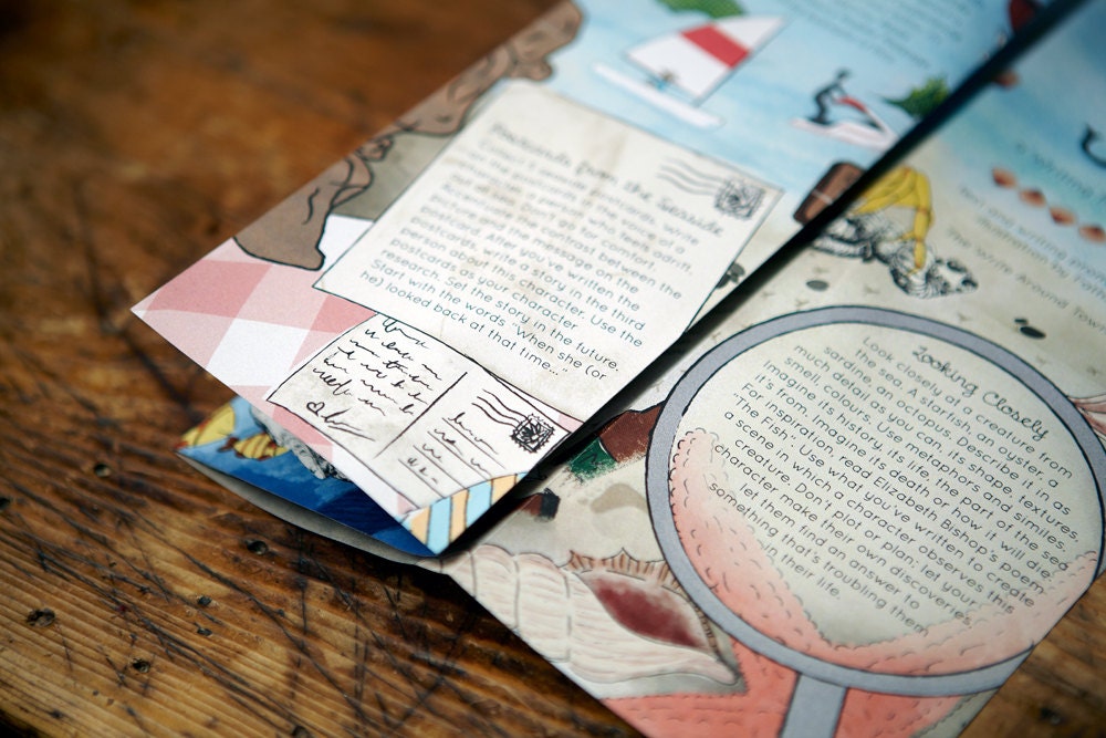 Write by the Sea: A Writing Map for Sandy Places - Etsy