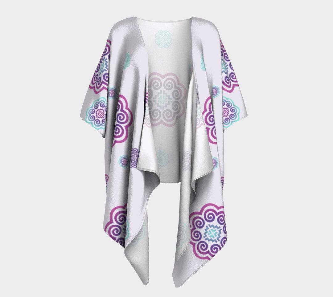 Hmong Inspired Purple Qwj Kimono - Etsy