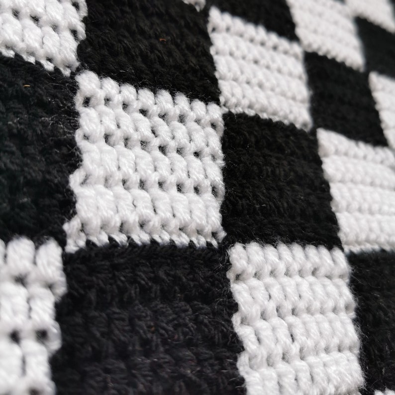 Chess Board Crochet Pattern Checkers Board Crochet Pdf Games Board ...