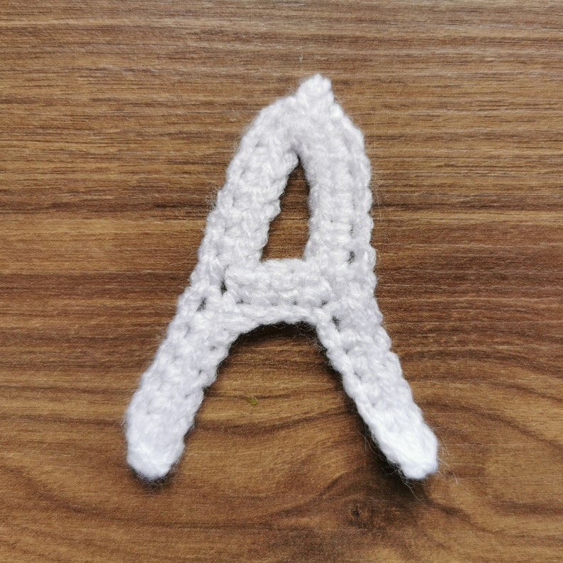 Crocheted Appliqué Alphabet Pattern - Uppercase Letters (PDF Pattern ...