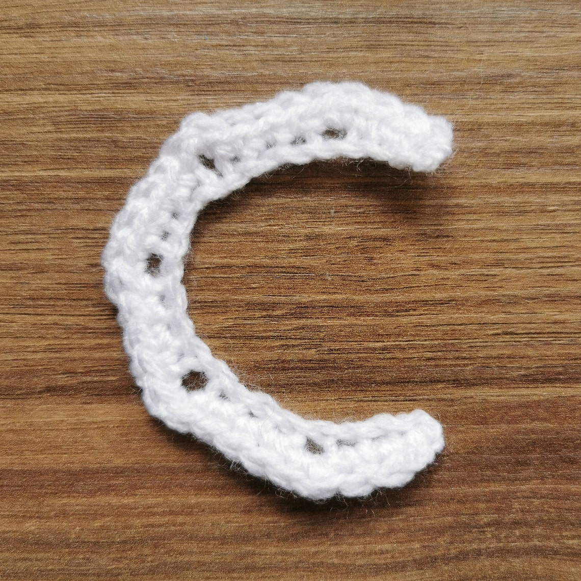 Alphabet Crochet Pattern Appliqué Letters Crocheted Uppercase Capital ...