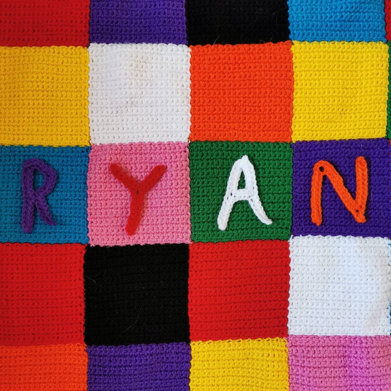 Alphabet Crochet Pattern - Appliqué Letters - Crocheted Uppercase ...