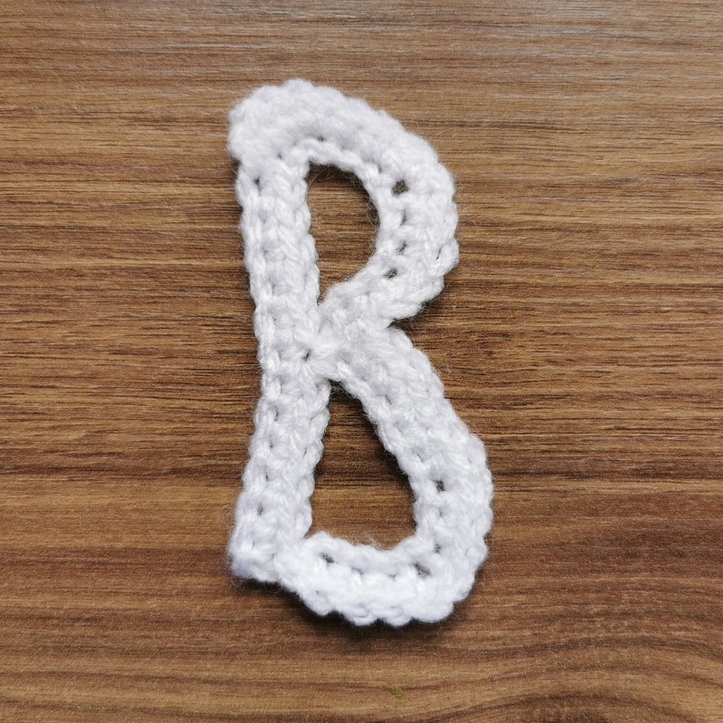 Crocheted Appliqué Alphabet Pattern - Uppercase Letters (PDF Pattern ...