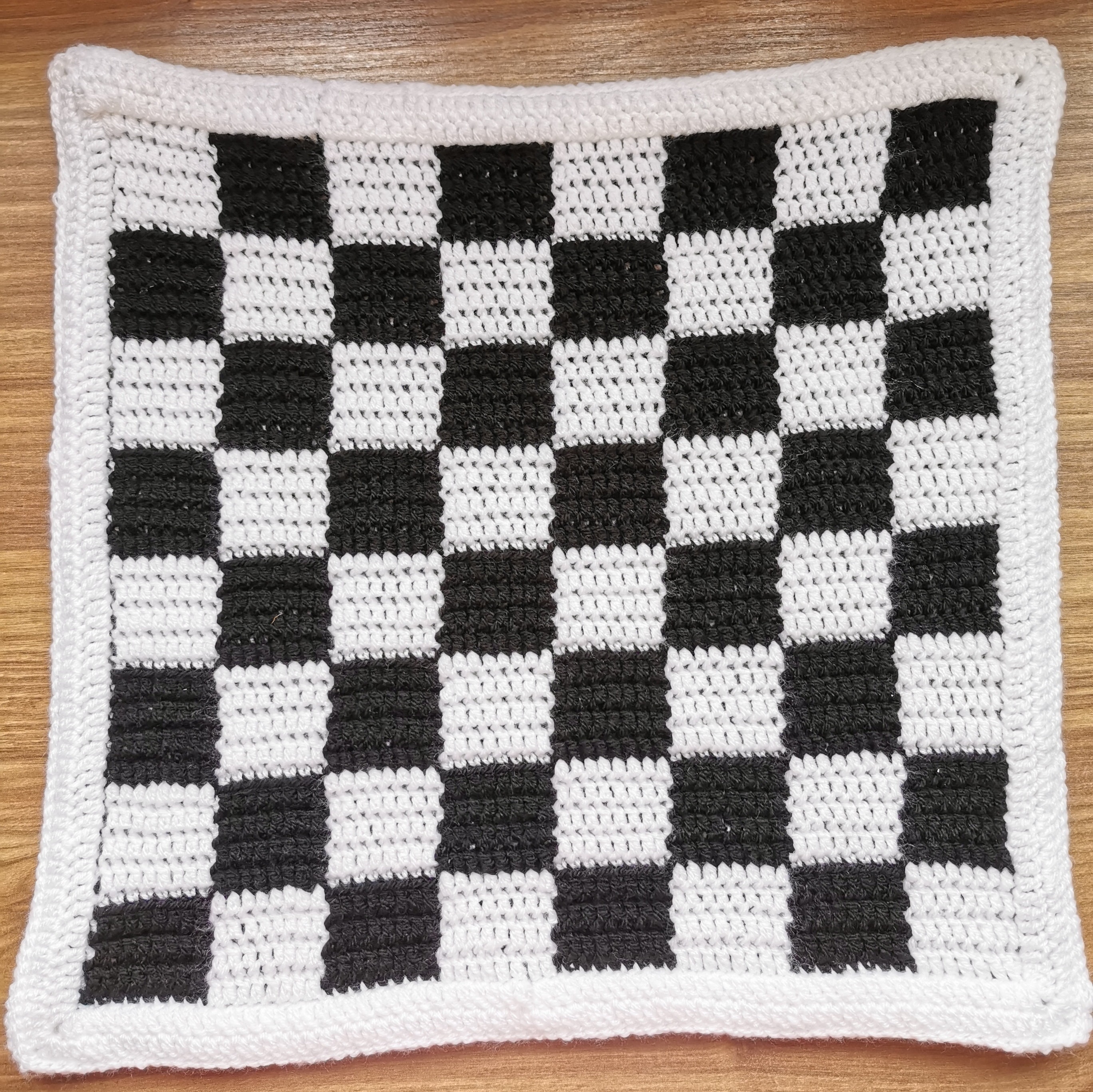 Chess Board Crochet Pattern Checkers Board Crochet Pdf Games Board ...