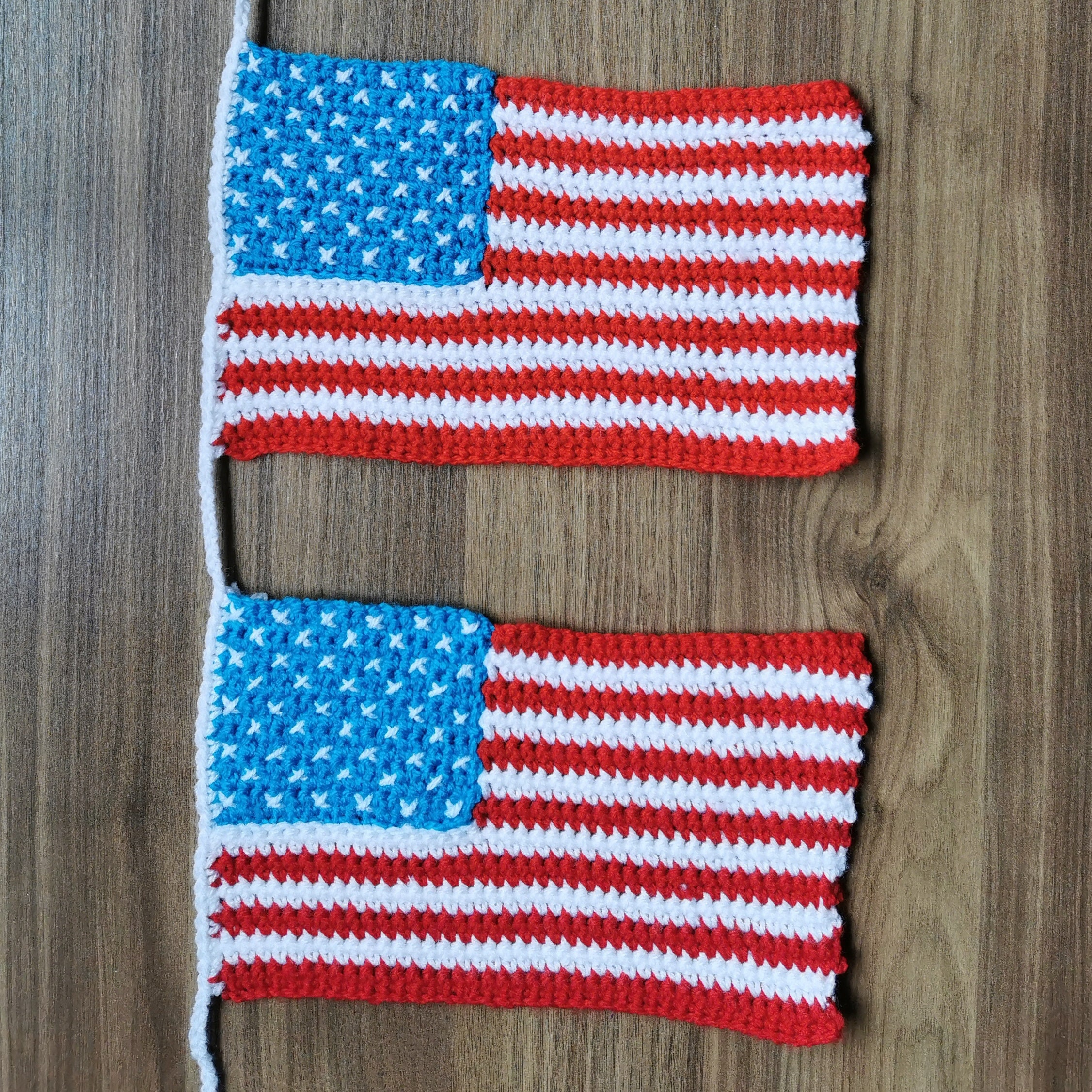 American Flag Garland - Independence Day Bunting - Thanksgiving - Quick ...