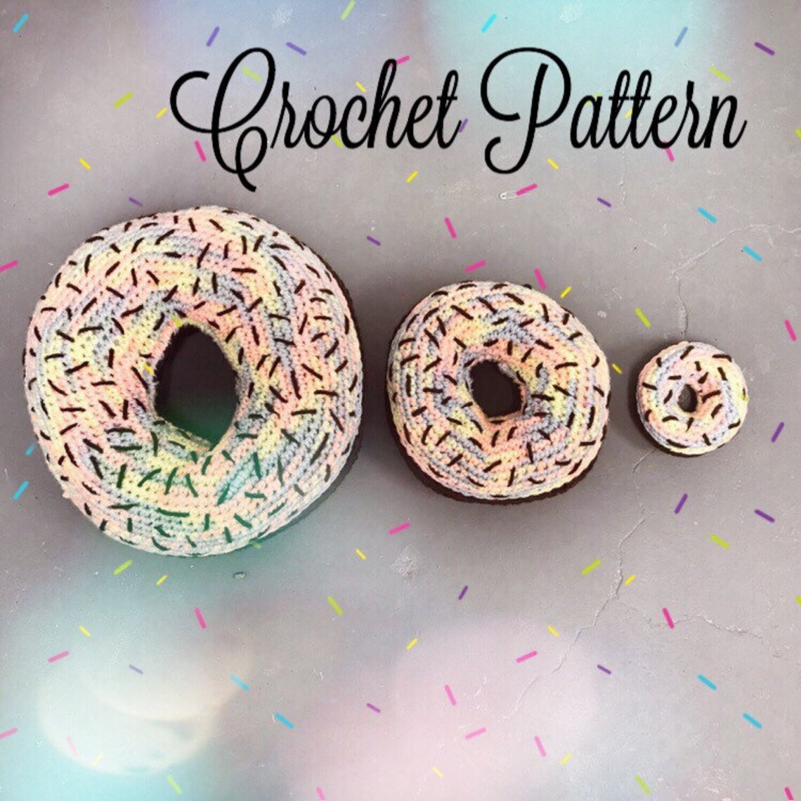 Best Doughnut Ever Crochet Pattern Donut Crochet Pattern | Etsy
