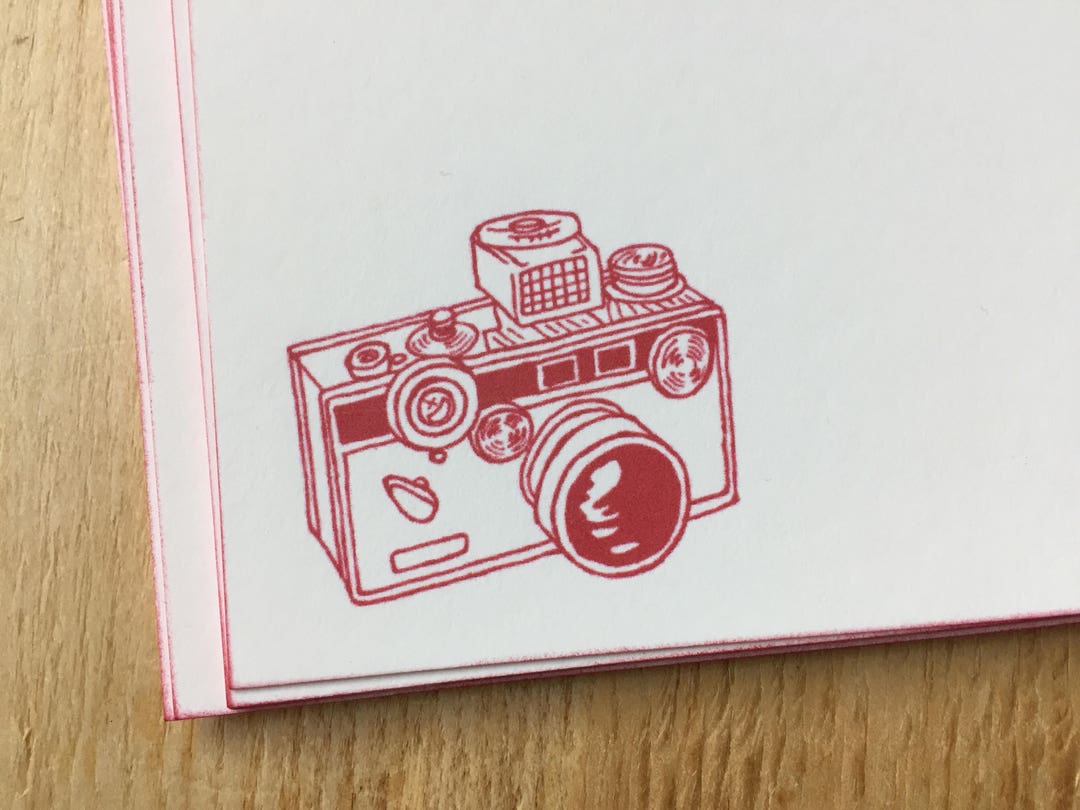 Vintage Camera Stationery, Vintage Inspired Flat Note Cards and ...