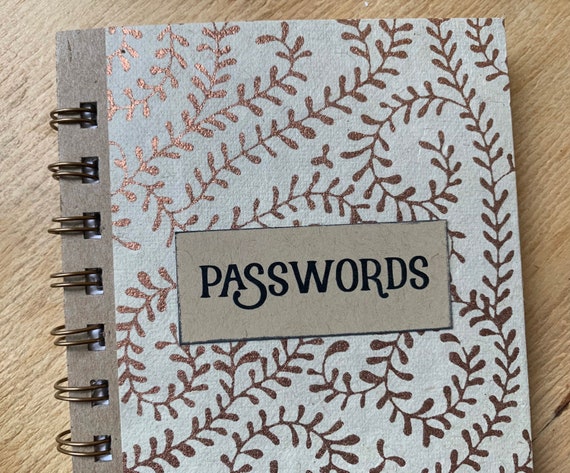 Password Journal Password Book Web Address Keeper Password | Etsy