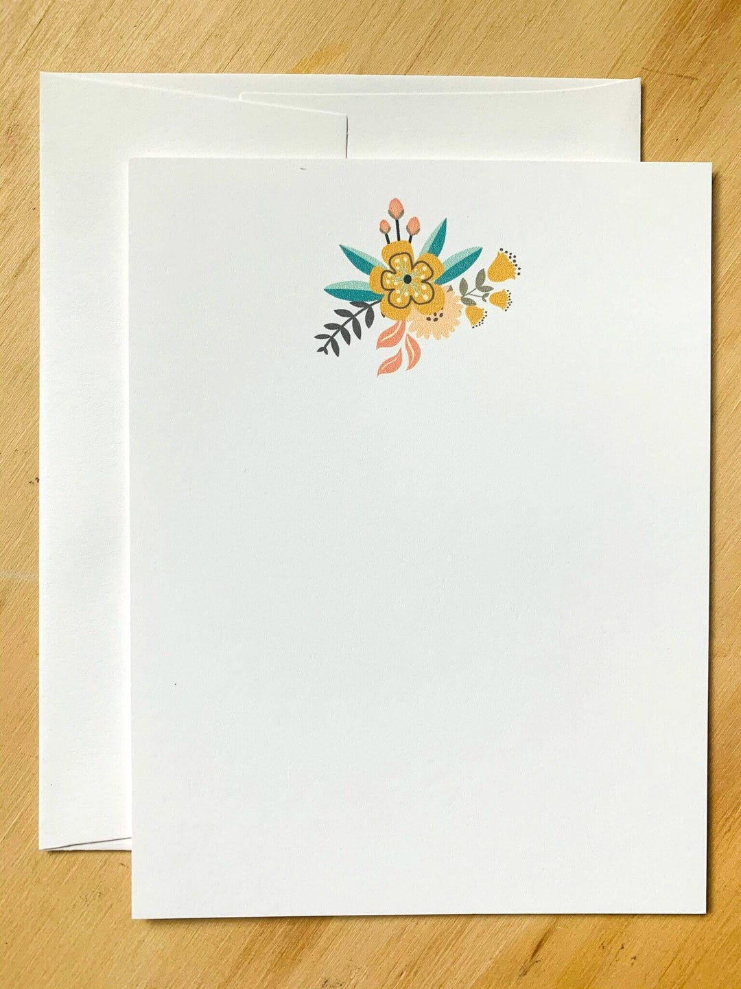 Vintage Flower Bouquet Note Cards, Vintage Inspired, Flat Note Cards ...