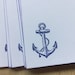 Anchor Stationery, Vintage Inspired Flat Note Cards and Envelopes ...