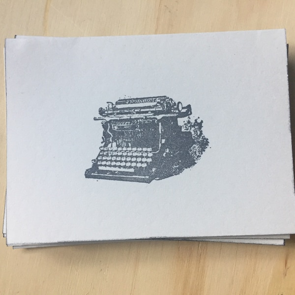 Typewriter Card - Etsy