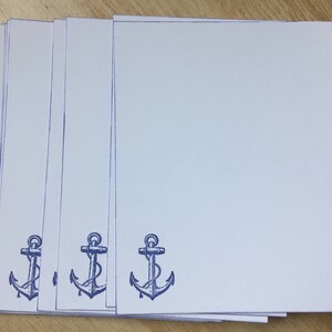 Anchor Stationery, Vintage Inspired Flat Note Cards and Envelopes ...
