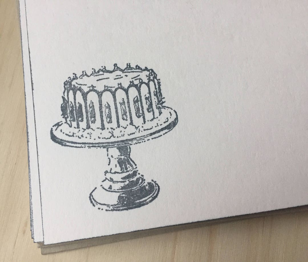Vintage Cake Note Cards, Vintage Inspired Baking Stationery Set, Cake ...