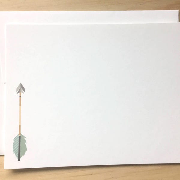 Arrow Note Cards - Etsy