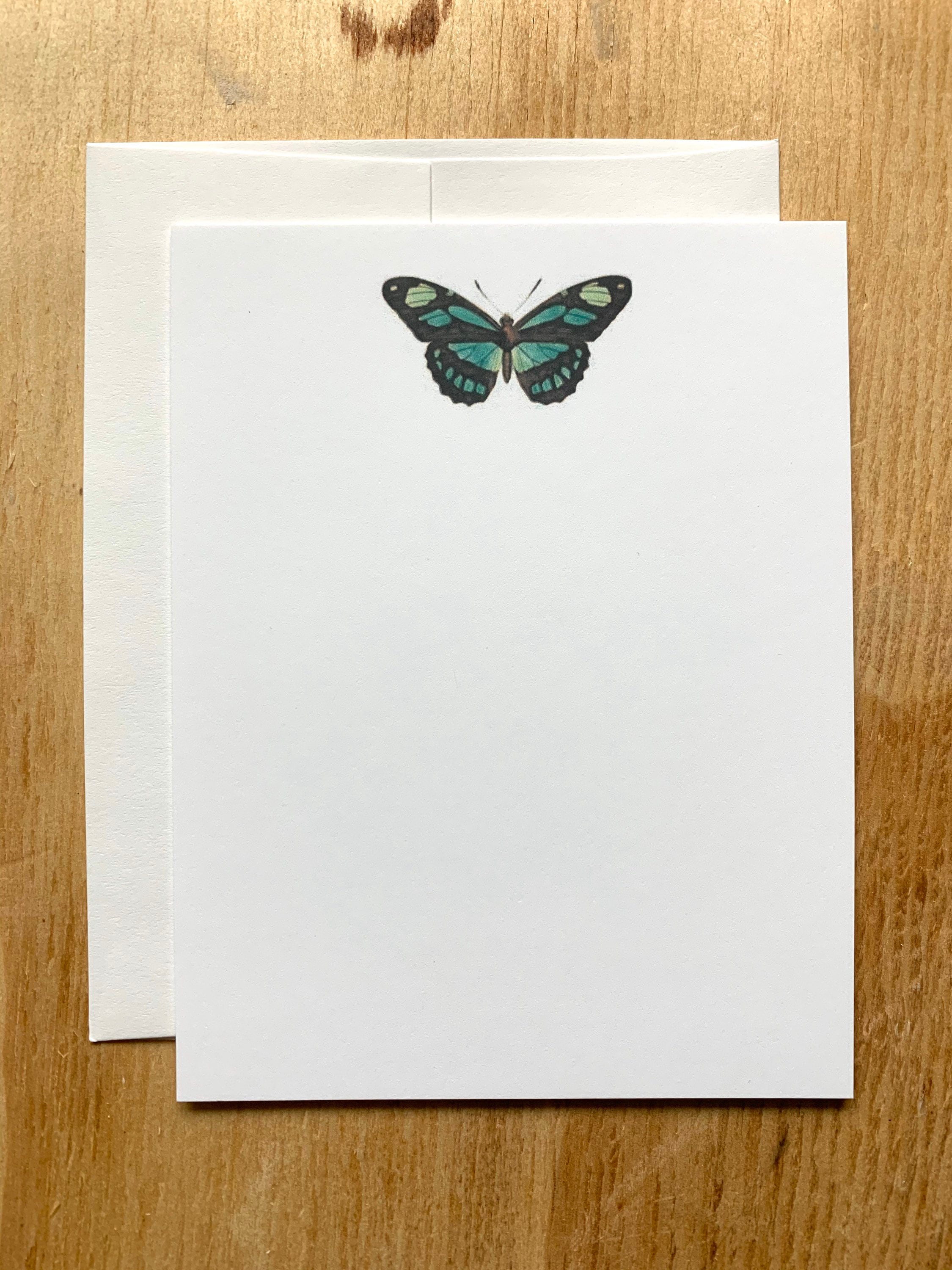 Butterfly stationery butterfly note cards vintage inspired | Etsy