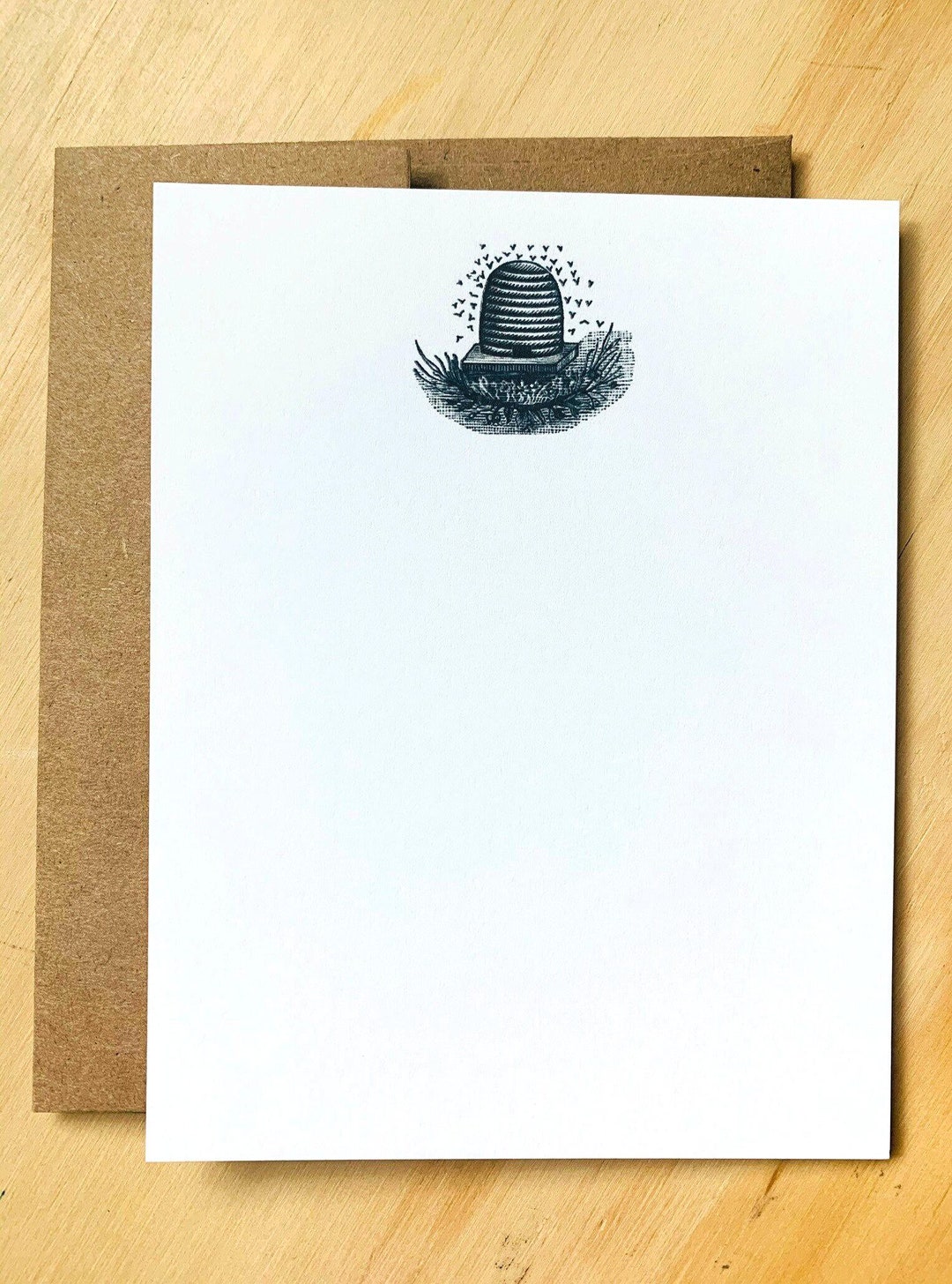Vintage Beehive Note Cards, Vintage Inspired, Flat Note Cards/envelopes ...