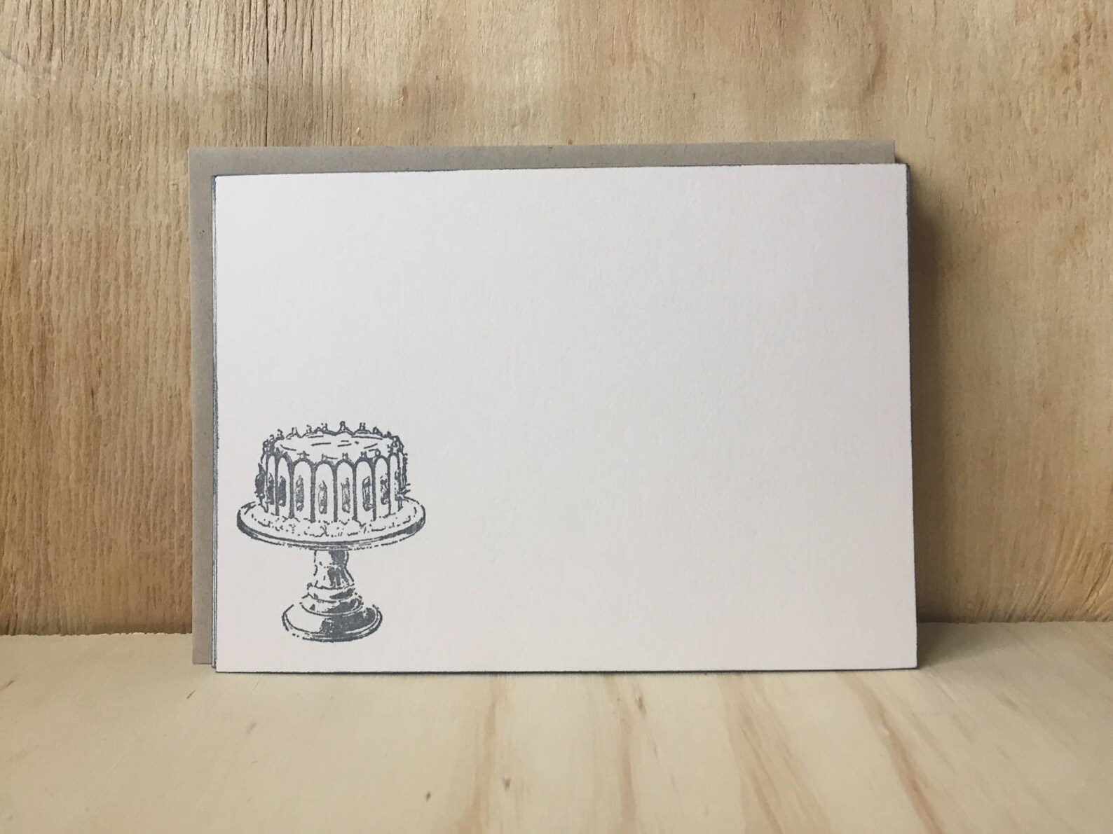 Vintage Cake Note Cards, Vintage Inspired Baking Stationery Set, Cake ...