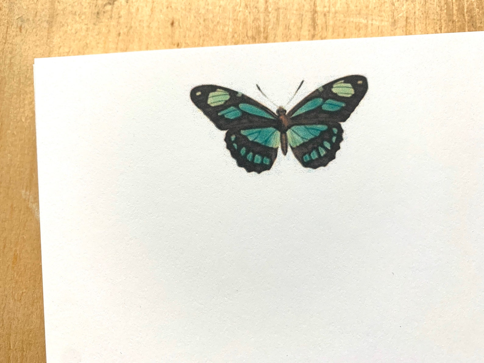 Butterfly Stationery Butterfly Note Cards Vintage Inspired - Etsy
