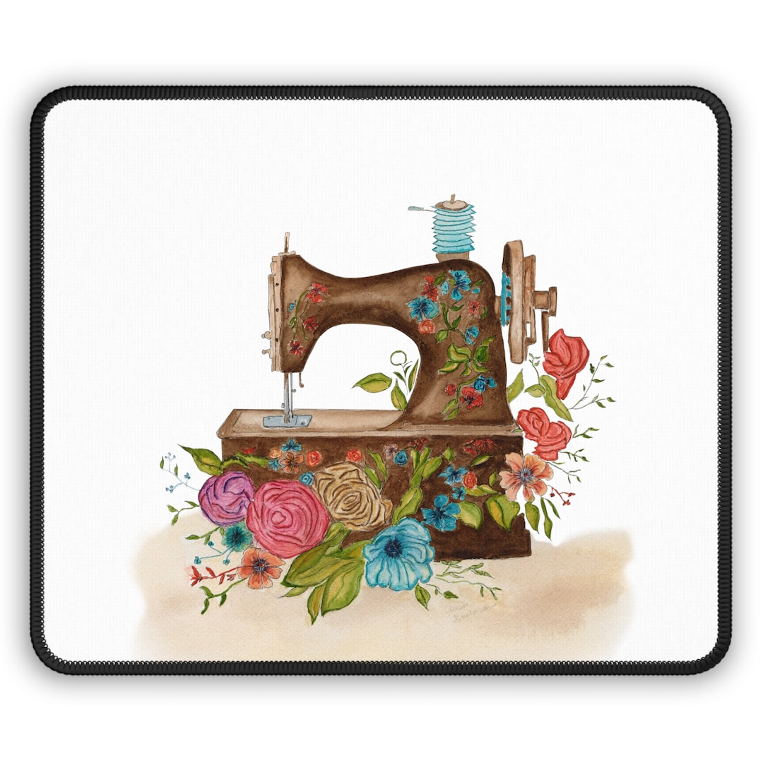 Antique Sewing Machine Mouse Pad - Etsy