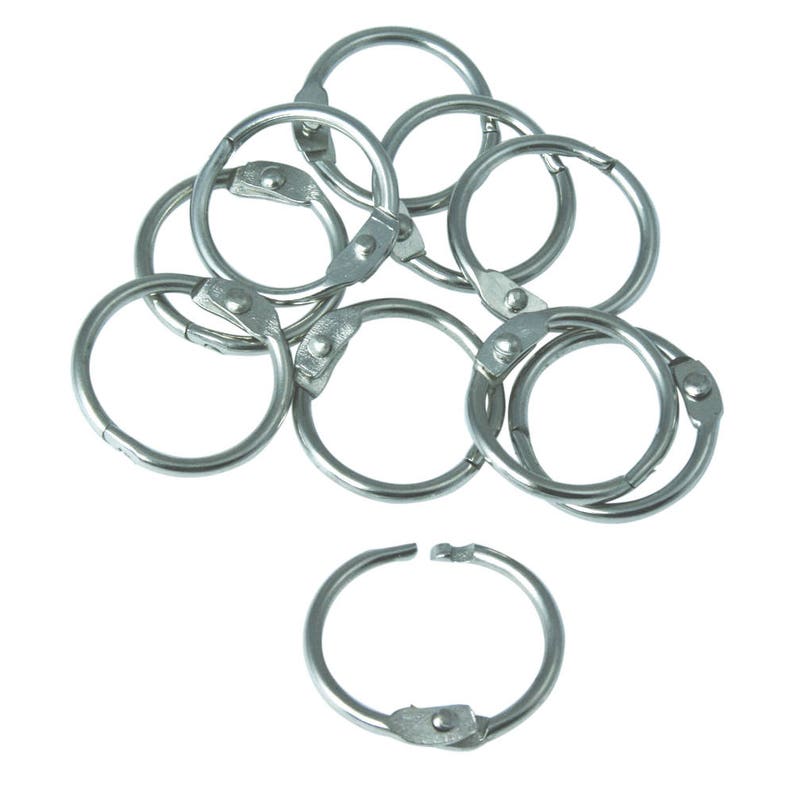 Nickel Plated Snap Rings Metal Split Rings Roman Shades - Etsy