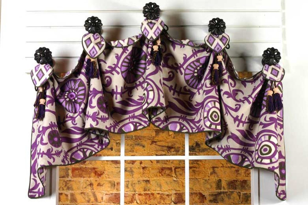 Haley Arched Valance Pattern by Pate Meadows - Drapery Supplies,diy ...
