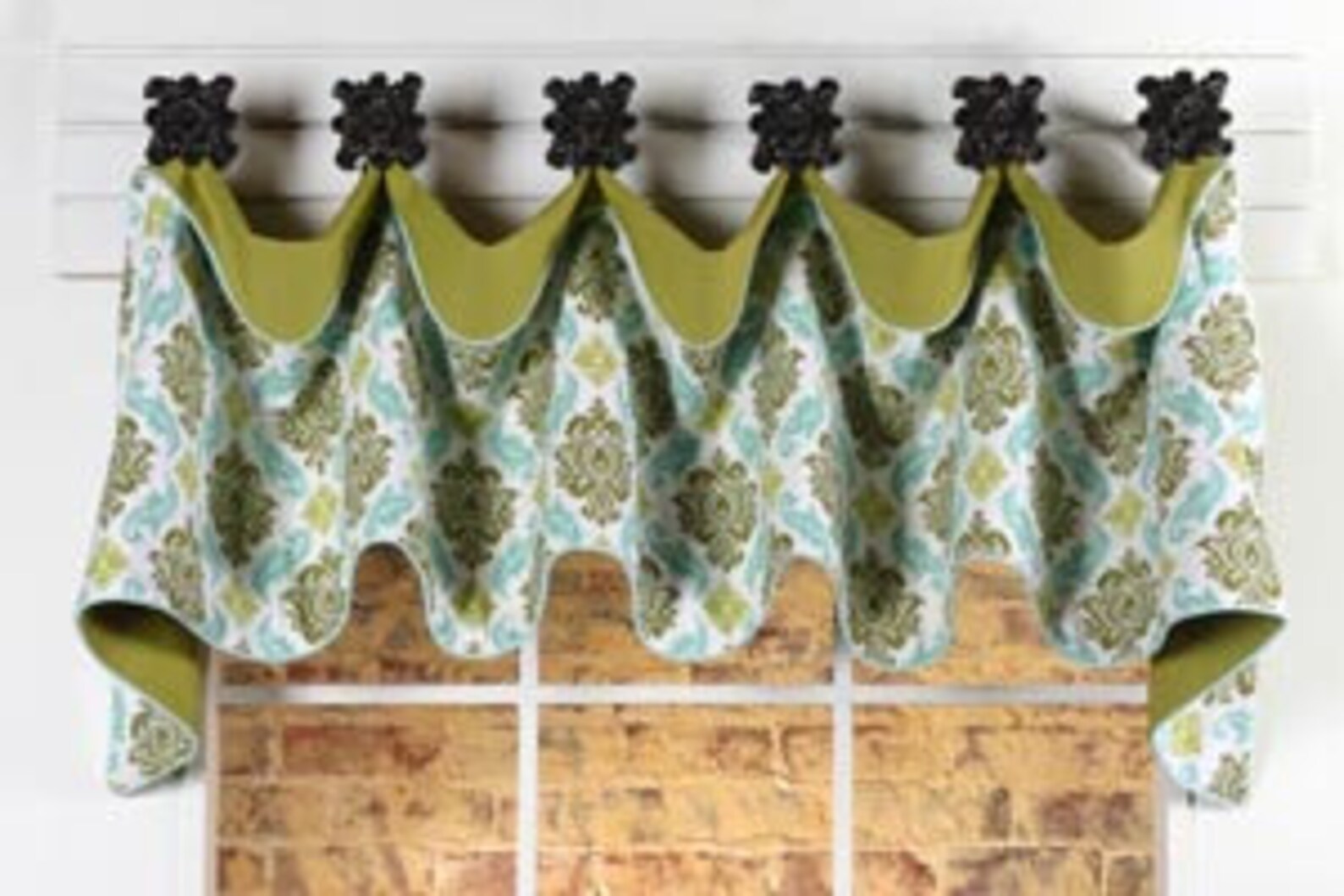 Cuff Top Valance Pattern by Pate Meadows Drapery | Etsy