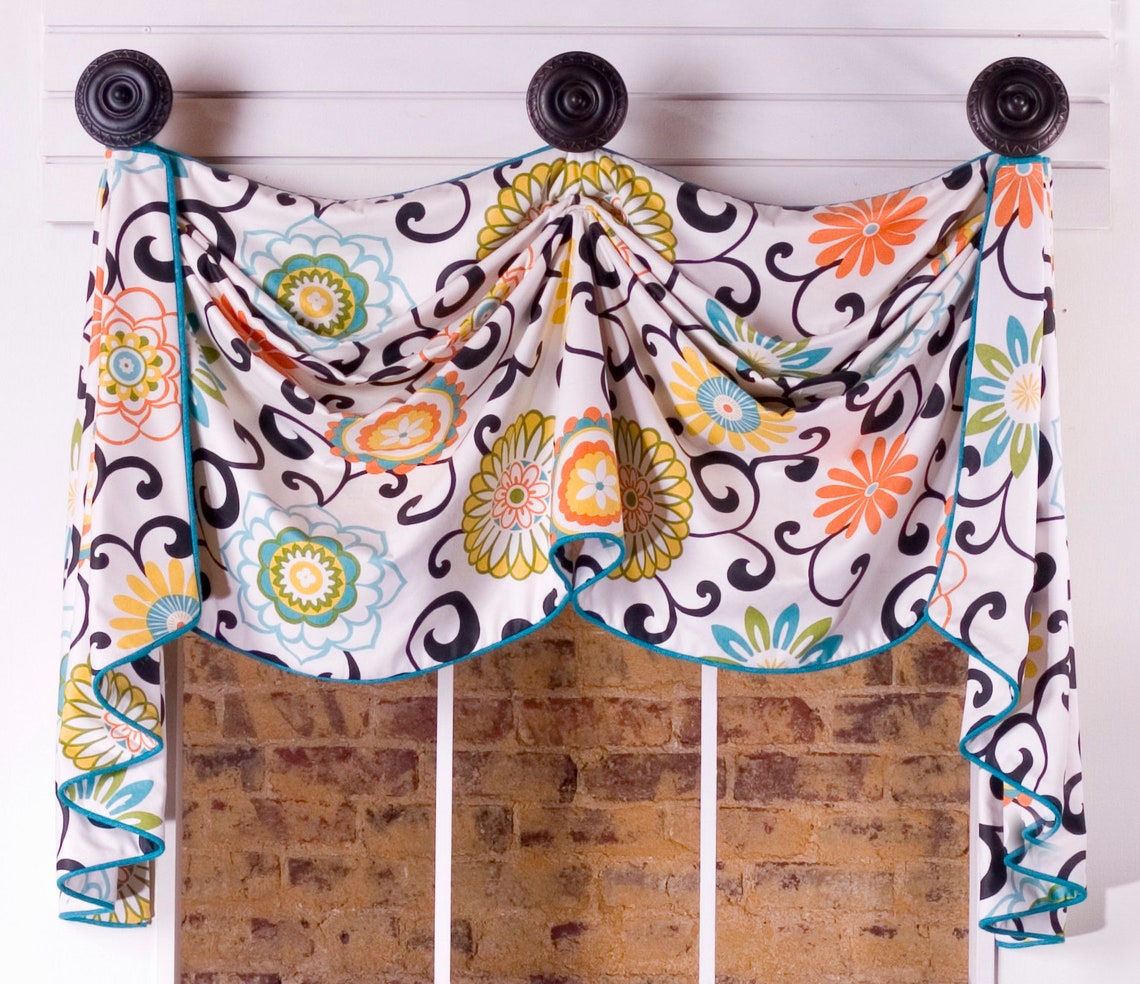 Catherine Valance Pattern by Pate Meadows - Drapery Supplies,diy Window ...