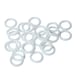 Clear Split Rings, 25 Small Rings, Balloon Split Rings, Large Split ...