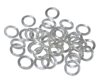 1000 Sew on Rings UV Clear Plastic Rings Roman Shade - Etsy