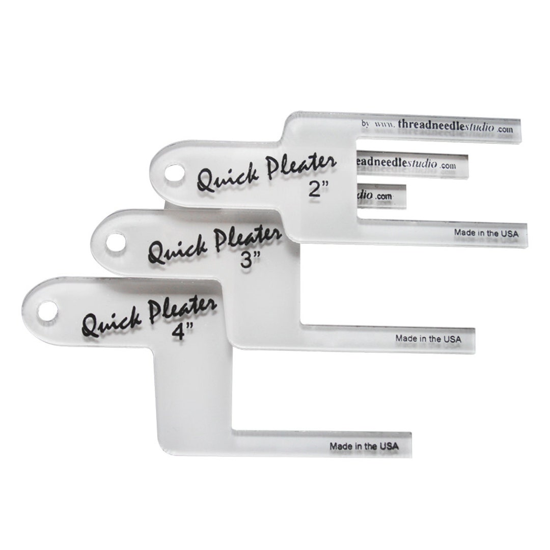 Large Quick Pleater Perfect Pleat Set 2" 3" 4" Sewing Pleaters Window ...