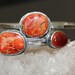 Orange Gemstone Bangle Braclet Natural Gemstone Bangle Plus Size Bangle ...